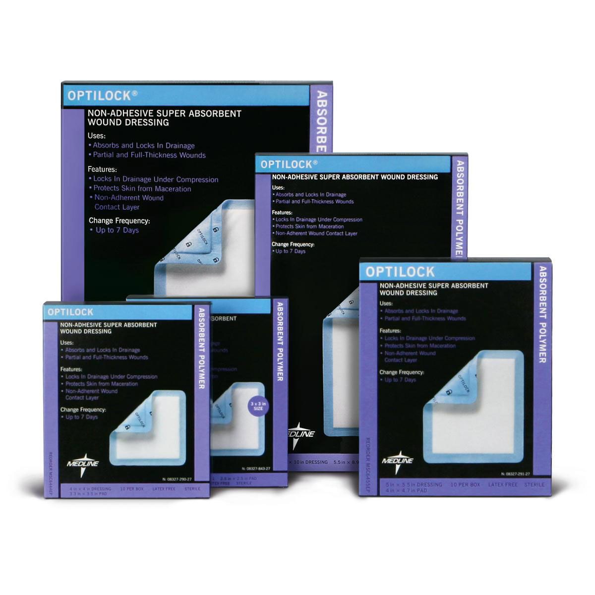 Medline OptiLock Absorbent Polymer Dressings - Shop All