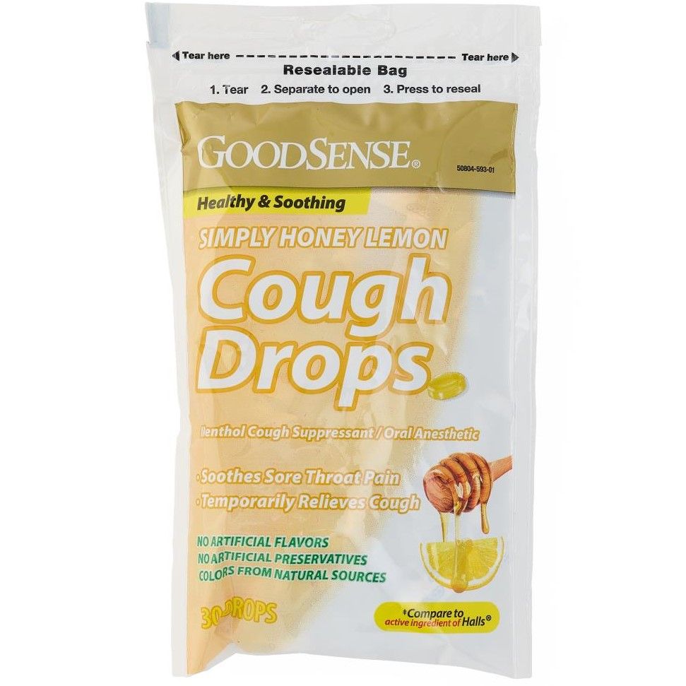 GoodSense Simply Honey Lemon Cough Drops 30Ct