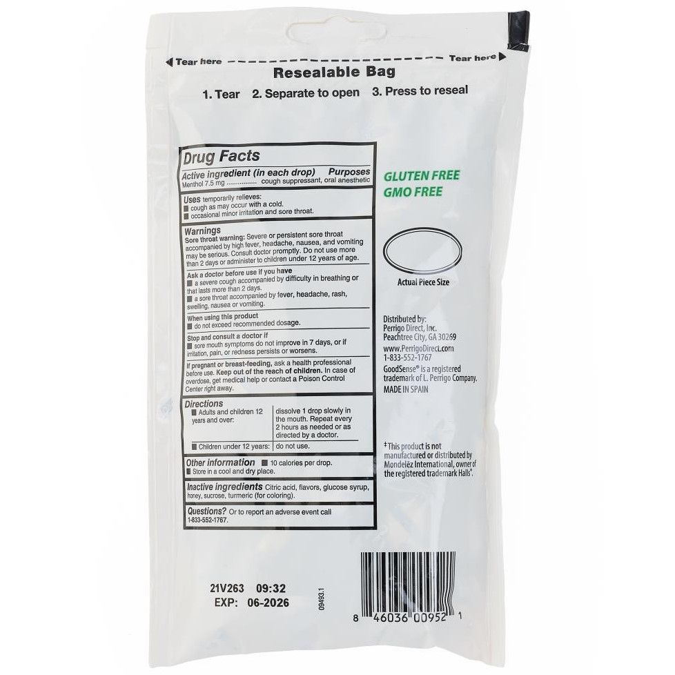 GoodSense Simply Honey Lemon Cough Drops 30Ct