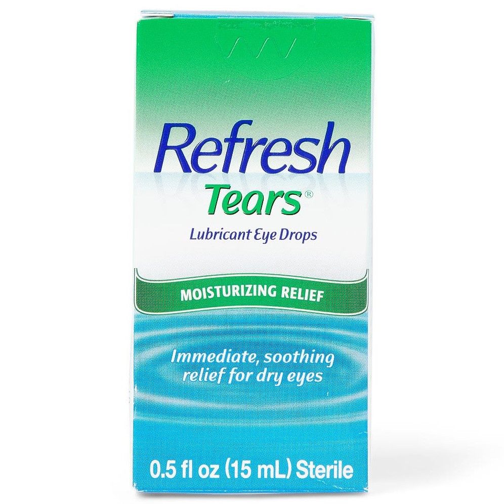 Refresh Tears Lubricant Eye Drops 15mL Bottle 1Ct