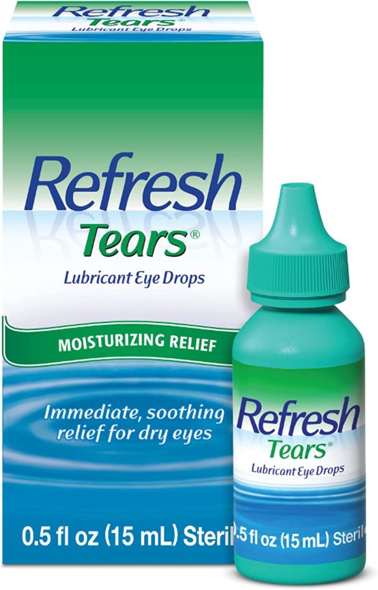 Refresh Tears Lubricant Eye Drops 15mL Bottle 1Ct