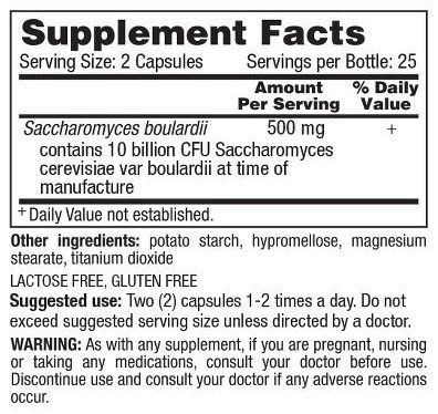 GeriCare Oral Probiotic Capsule 250mg 50Ct