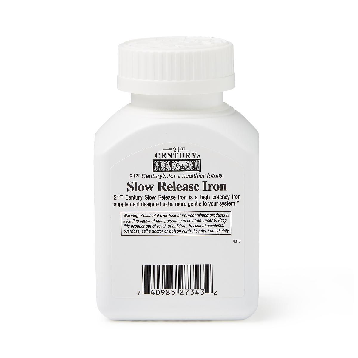21st Century Extended Release Iron Tablet 45mg 60Ct