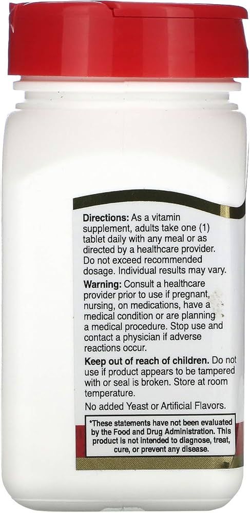 21st Century Vitamin D-3 Tablets 5000IU 100Ct