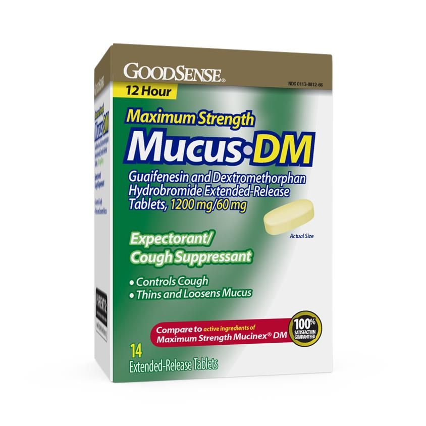 GoodSense Mucus Relief DM Tablets Extended Release 1200mg 14Ct