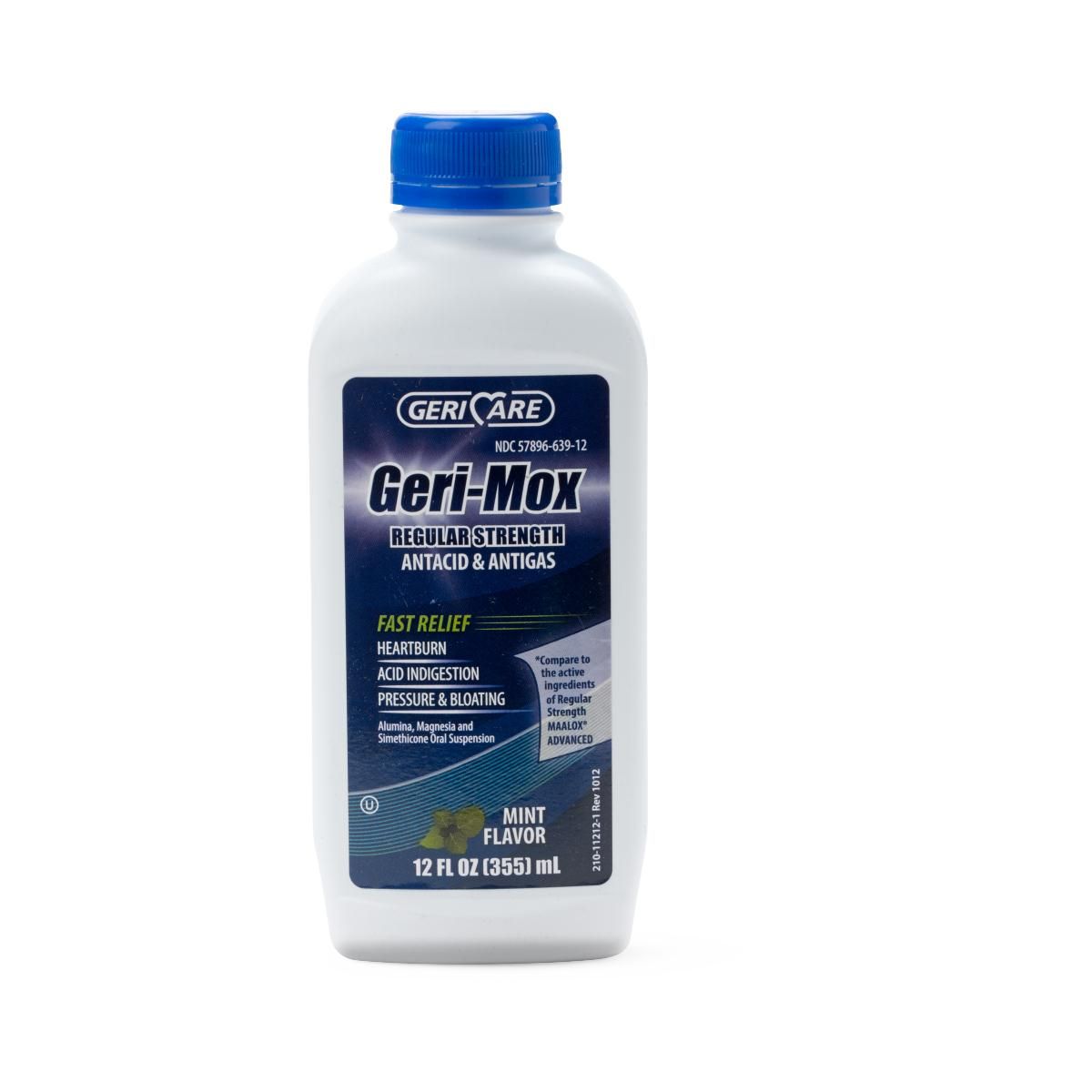 Geri-Mox Reg Strength Antacid & Antigas Liquid 12oz 1Ct