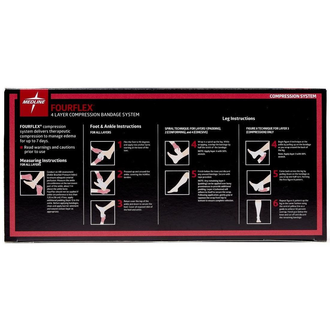 Fourflex Multilayer Compression System | Medline at Home