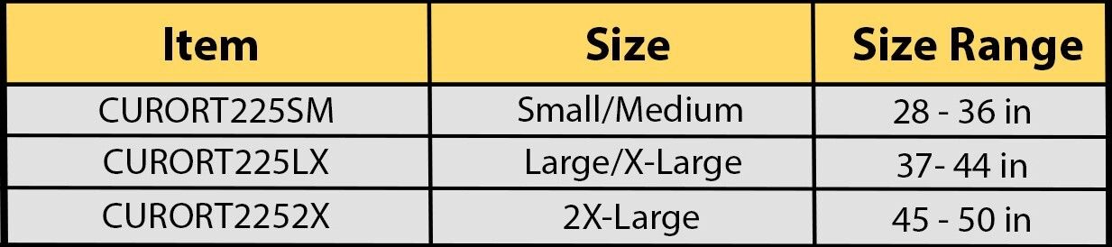 Curad Back Supports with Dual-Pulley System 2XL 1Ct