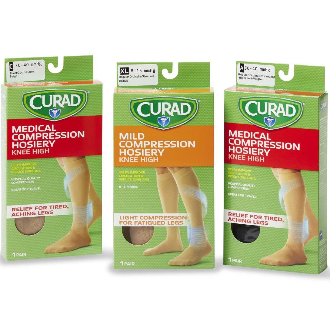 CURAD Knee-High Medical Compression Hosiery - Shop All