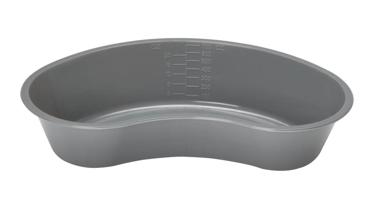 Medline Plastic Emesis Basin Graphite Color 700mL 1Ct