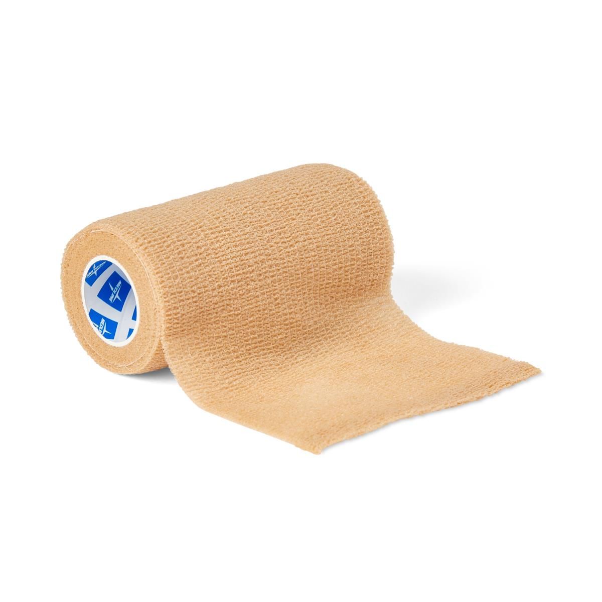 Medline NS Self-Stick Cohesive Wrap Tan 4in x 5yd 1Ct