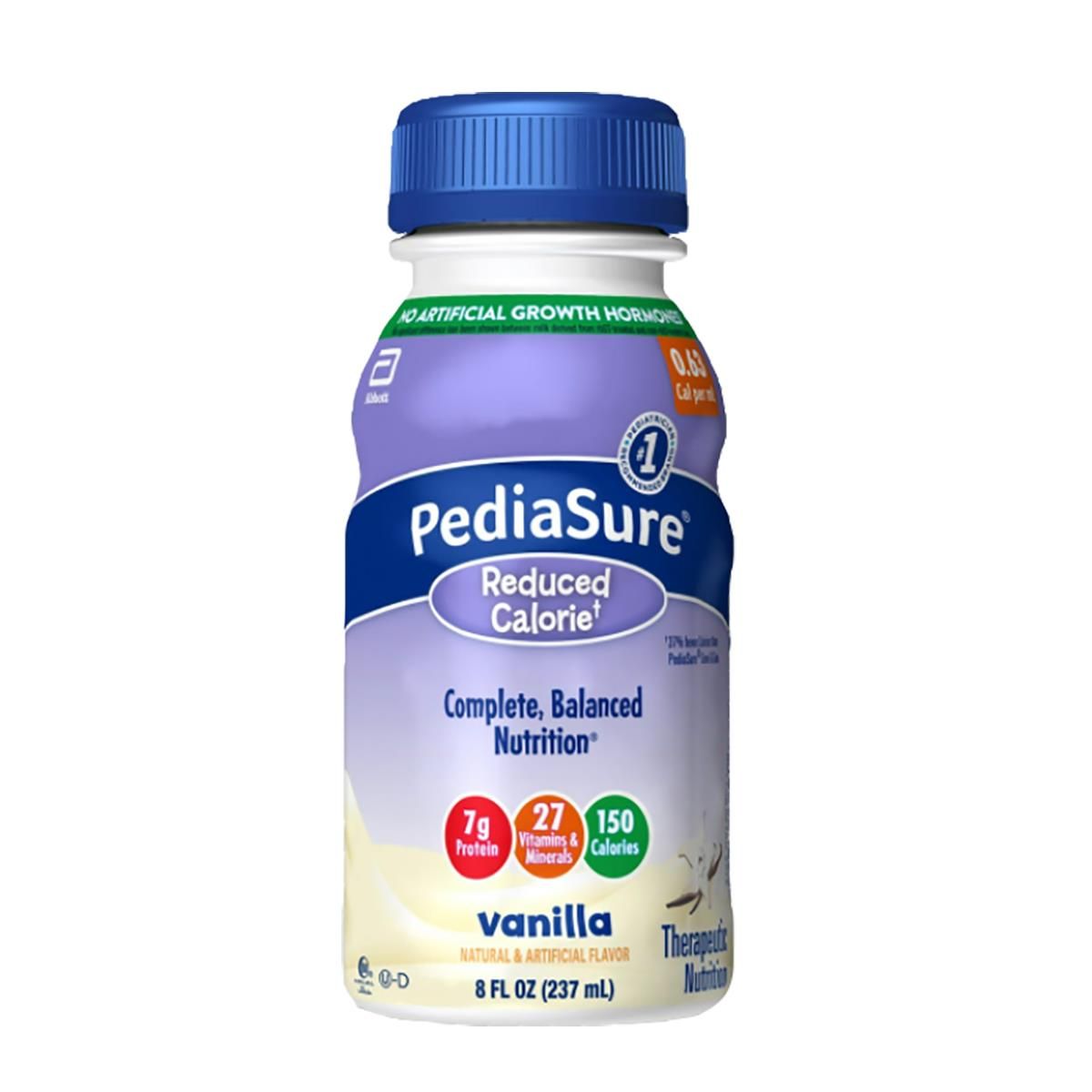 PediaSure Grow & Gain Shake Reduced Calorie Vanilla 8oz 24Ct