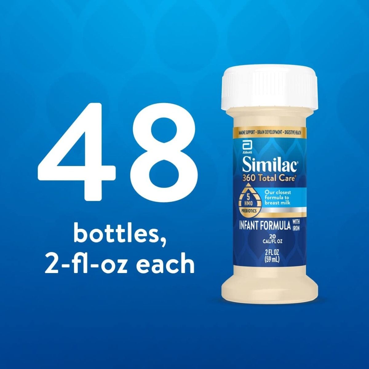 Similac 360 Total Care Ready-to-Feed Baby Formula 2oz 48Ct
