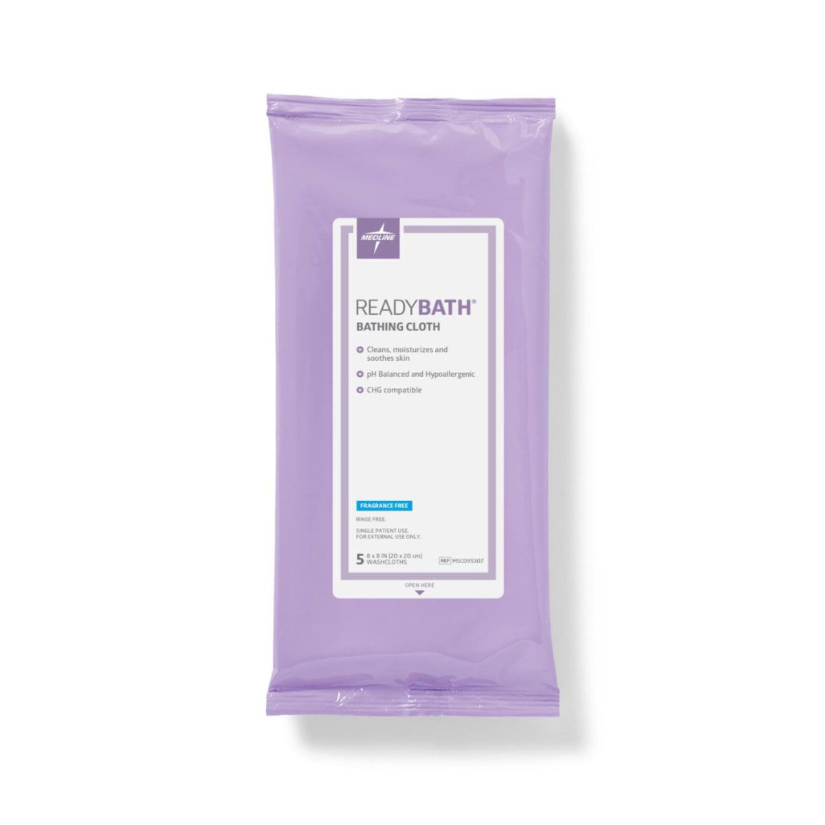 ReadyBath Bathing Wipe Unscented 150Ct