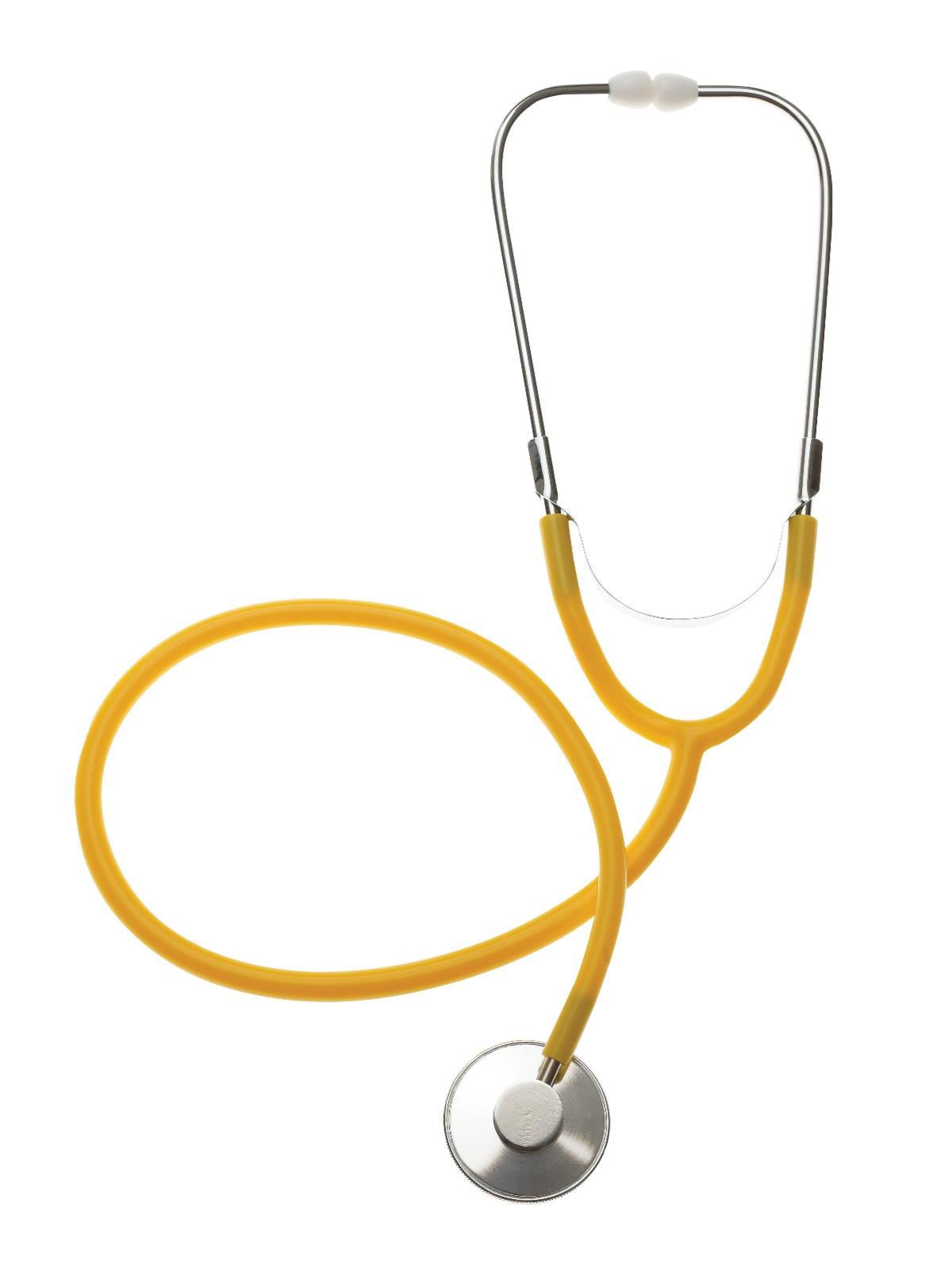 Medline Single-Head Stethoscope Yellow 1Ct