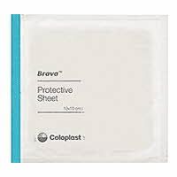 Brava Protective Sheet Hydrocolloid Skin Barrier 4in x 4in 10Ct