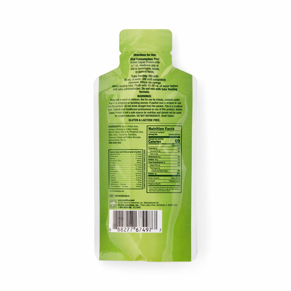 Medline Active Liquid Protein Sugar-Free Berry 1oz 100Ct