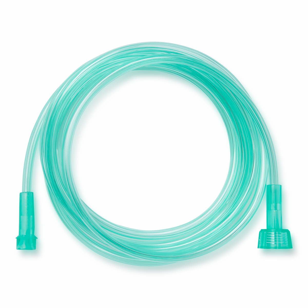Medline Crush-Resistant Oxygen Tubing 25ft Green 1Ct