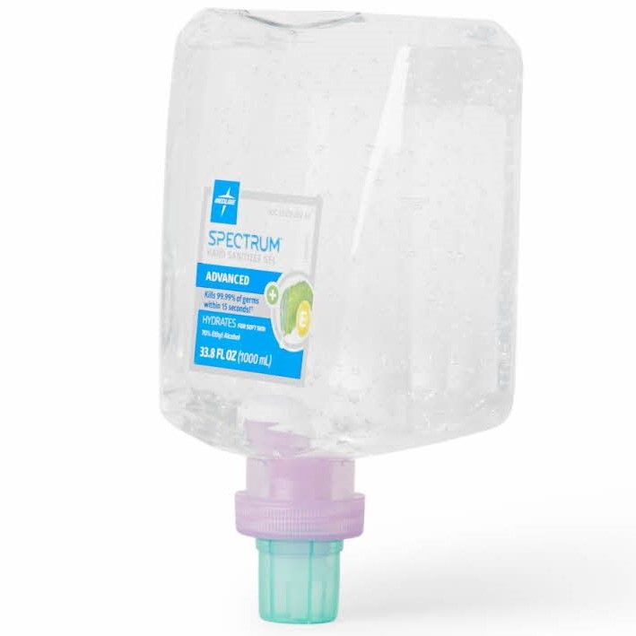 Spectrum Advanced Hand Sanitizer Gel for Dispenser 1000mL 1Ct