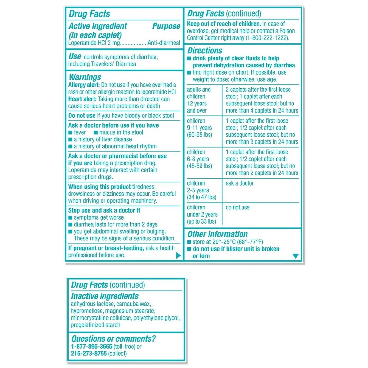 Imodium A-D Anti-Diarrheal Caplets 2mg 24Ct