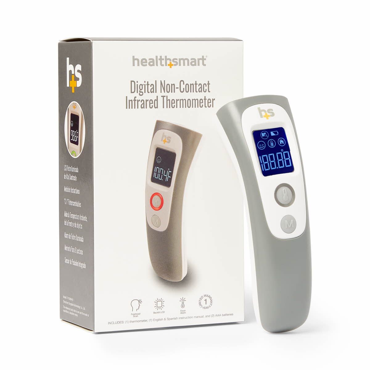 HealthSmart No-Touch Digital Forehead Thermometer 1Ct