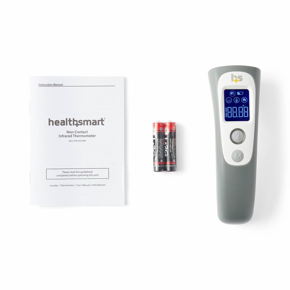 HealthSmart No-Touch Digital Forehead Thermometer 1Ct