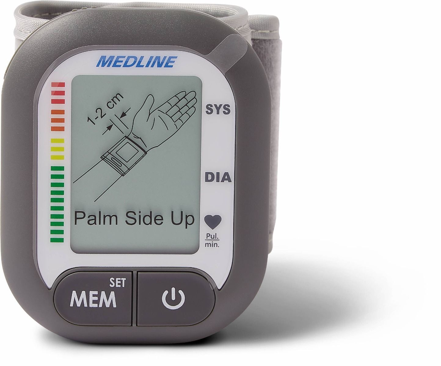 Medline Deluxe Digital Wrist Blood Pressure Monitor 1Ct