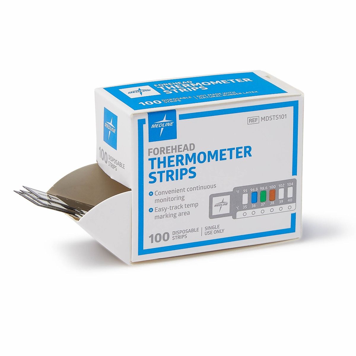 Disposable Forehead Thermometer Strip 100 Pack