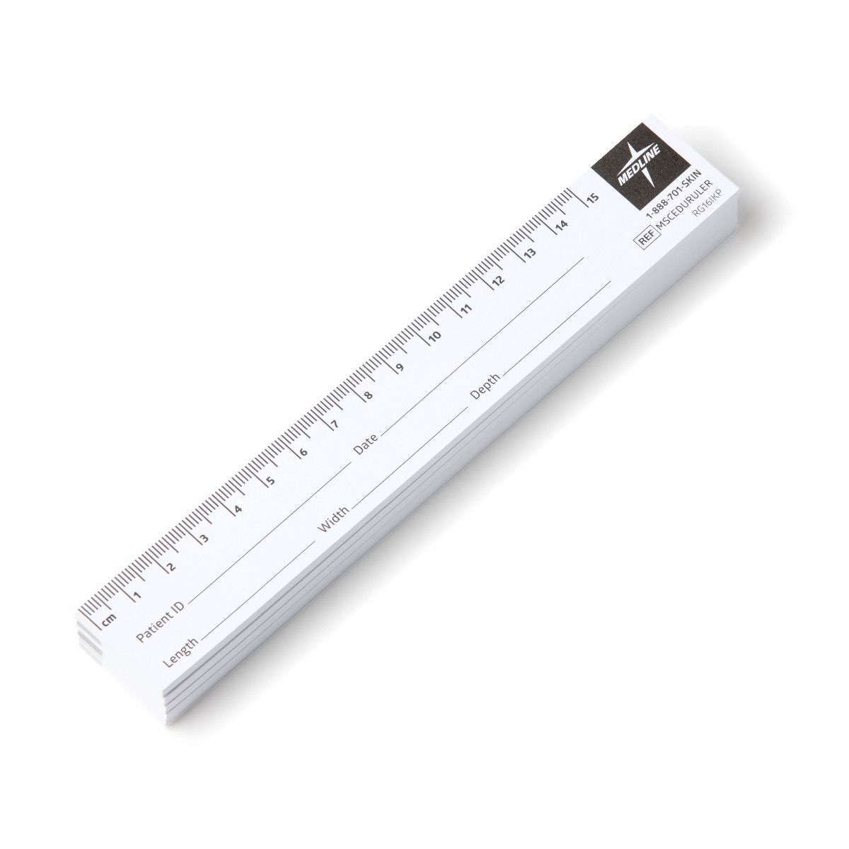 Medline Educare Paper Wound Ruler 25Ct