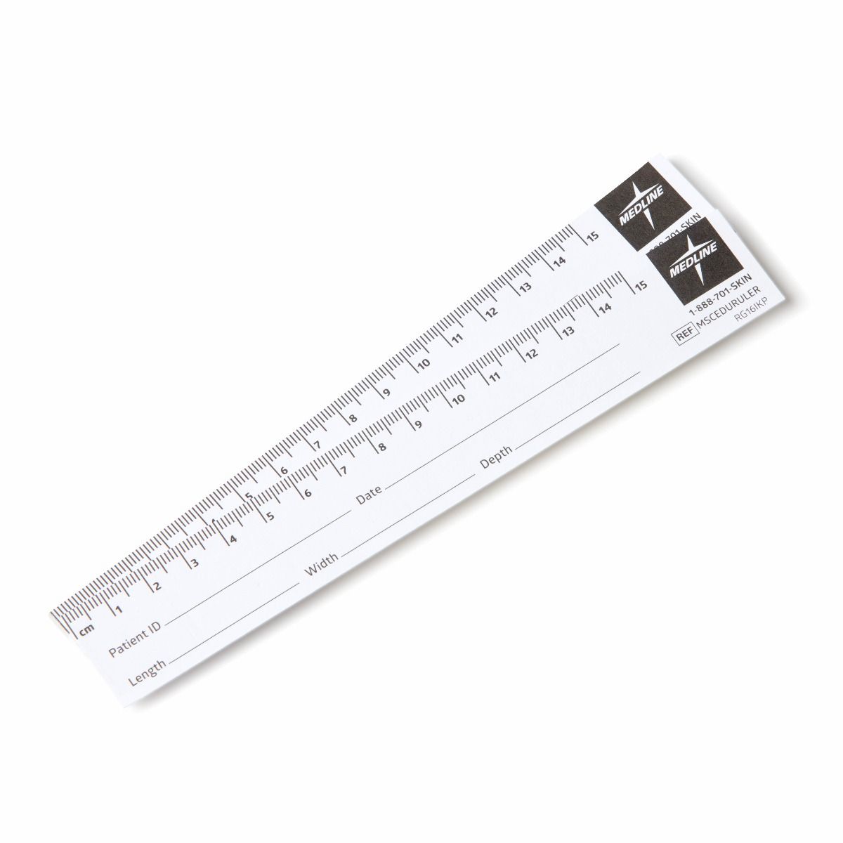Medline Educare Paper Wound Ruler 25Ct