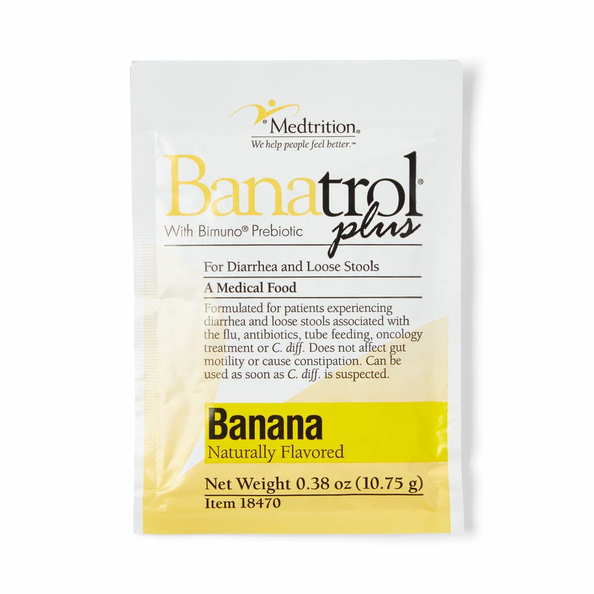 Banatrol Plus Diarrhea Powder Unsweetened 10.75g 75Ct