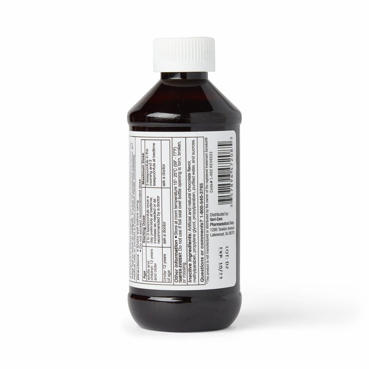 Senna Laxative Syrup 8oz 1Ct