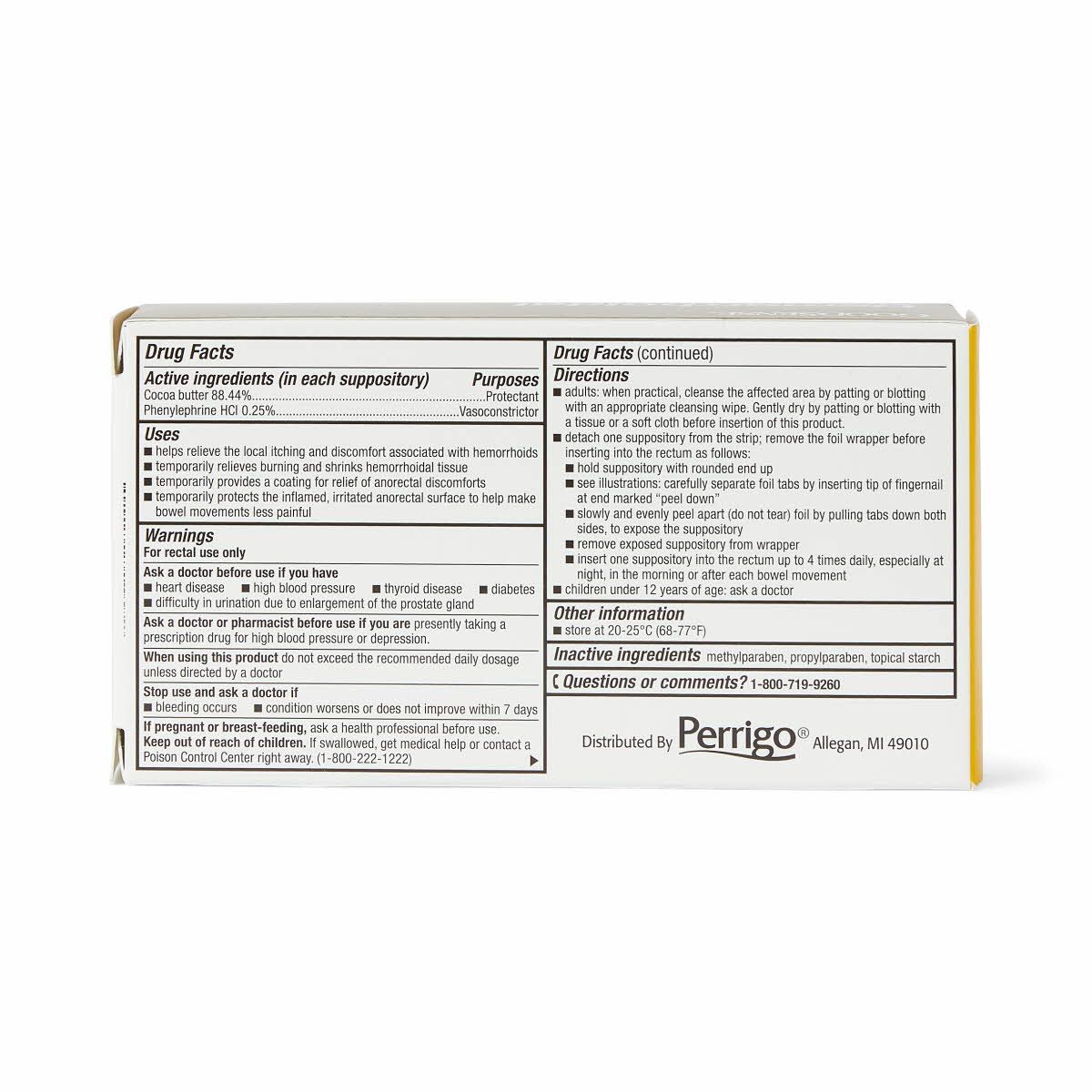 GoodSense Hemorrhoid Suppositories 24Ct