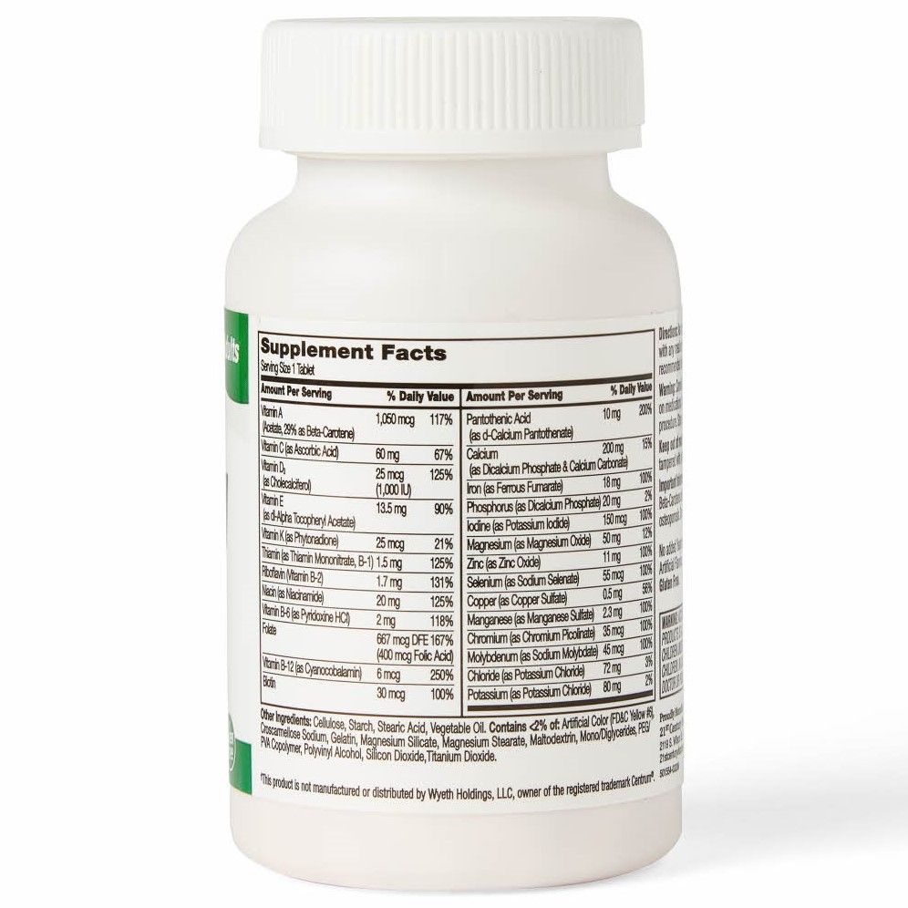 Sentry Multivitamin & Mineral Tablets 130Ct