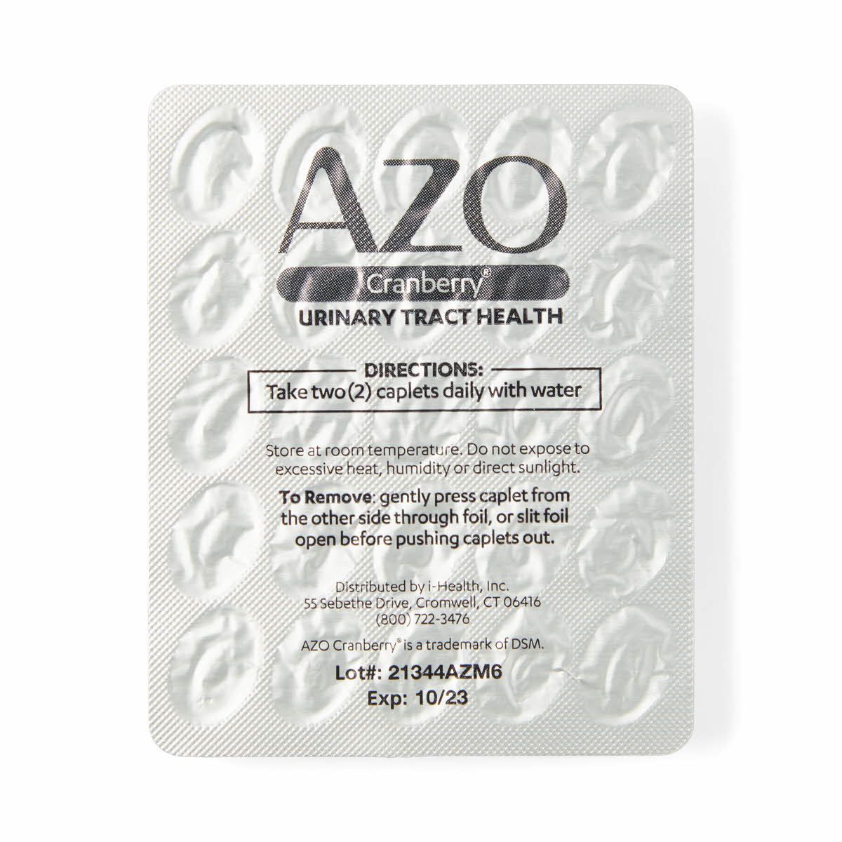 AZO Cranberry Urinary Tract Health + Probiotic Caplet 50Ct