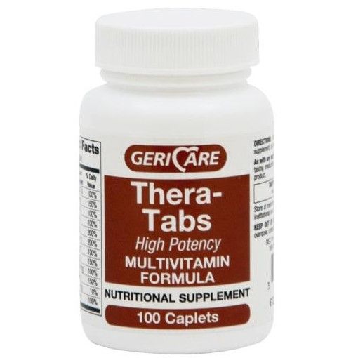 GeriCare Thera Vitamin Caplets 100Ct