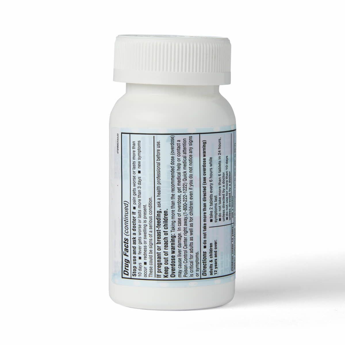 Extra Strength Acetaminophen Tablet 500mg 100Ct