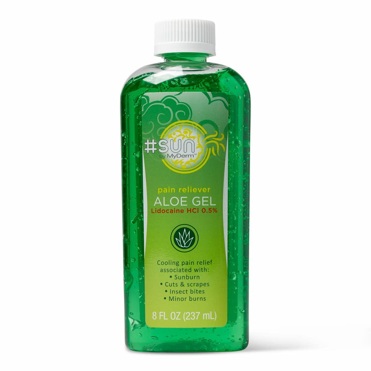 MyDerm Aloe Gel Lidocaine Pain Reliever 8oz 1Ct