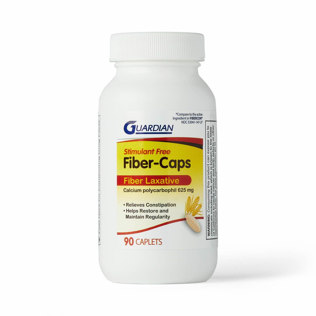Guardian Fiber Laxative Caplet 625mg 90Ct