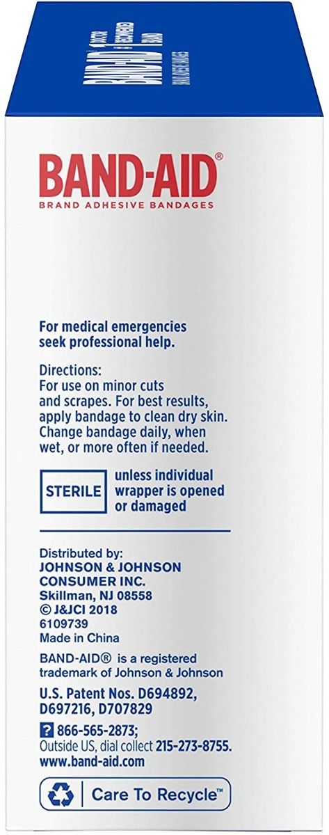 BAND-AID Flex Fabric Bandages 1x3in 100Ct