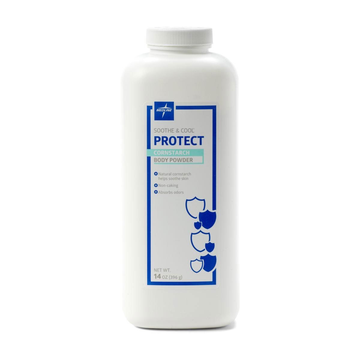 Medline Remedy Essentials Cornstarch Powder 14oz 12Ct