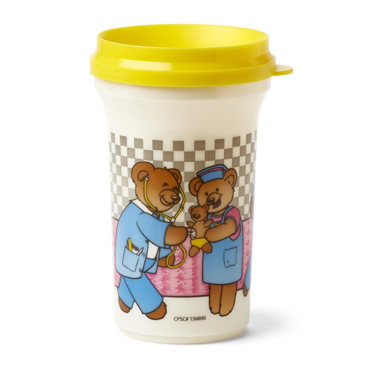 Medline Kids Reusable Plastic Sipper Cup 12oz 24Ct