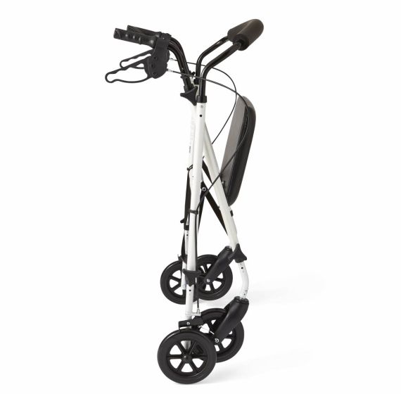 Medline Luxe Extra-Wide Rollator White 1Ct