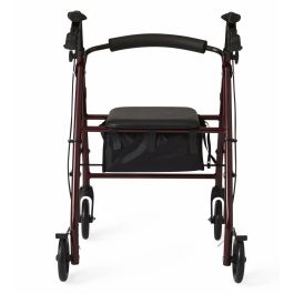 Medline Junior Rollator with 6in Wheels Burgundy 1Ct