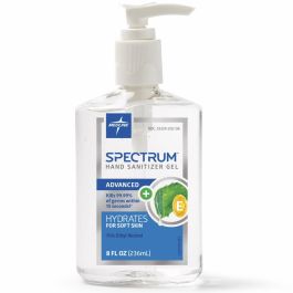 Medline Spectrum Advanced Hand Sanitizer Gel 8oz 1Ct