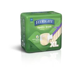 Medline FitRight OptiFit Super Brief with Remedy XL 20Ct