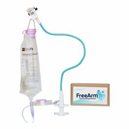 FreeArm Clamp Tube Feeding Assistant Blue 1Ct