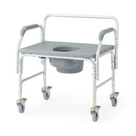 Medline Aluminum Commodes with Wheels