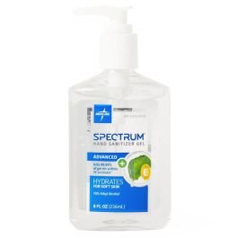 Medline Spectrum Advanced Hand Sanitizer Gel 8oz 1Ct