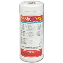 Medline Micro-Kill Disinfectant Wipes 7x8 40Ct